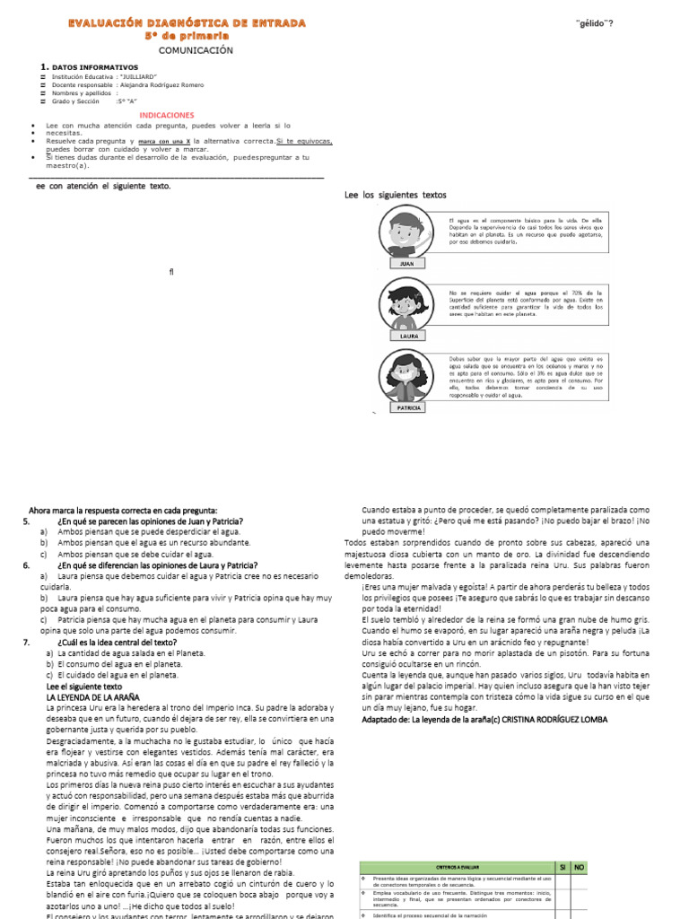 Evaluación de Comprensión Lectora | PDF | Astronautas | Espacio exterior