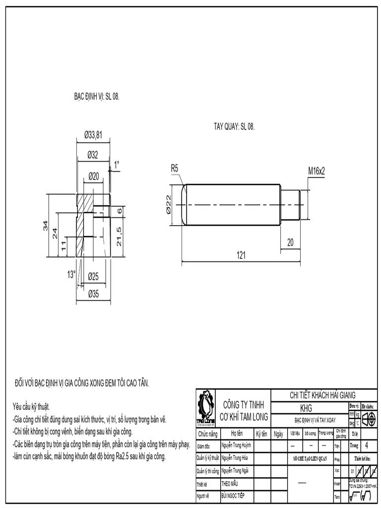 B C Và Tay Quay | PDF