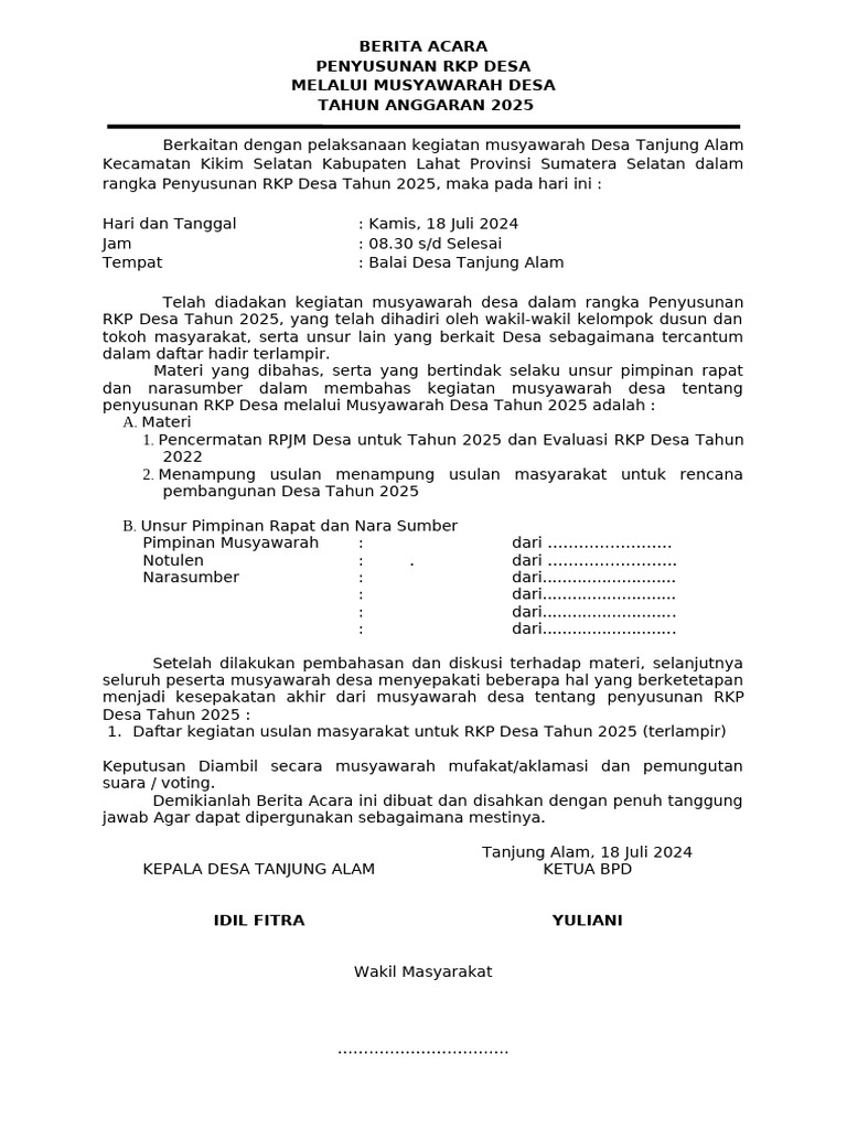 BA Musdes 2025 | PDF