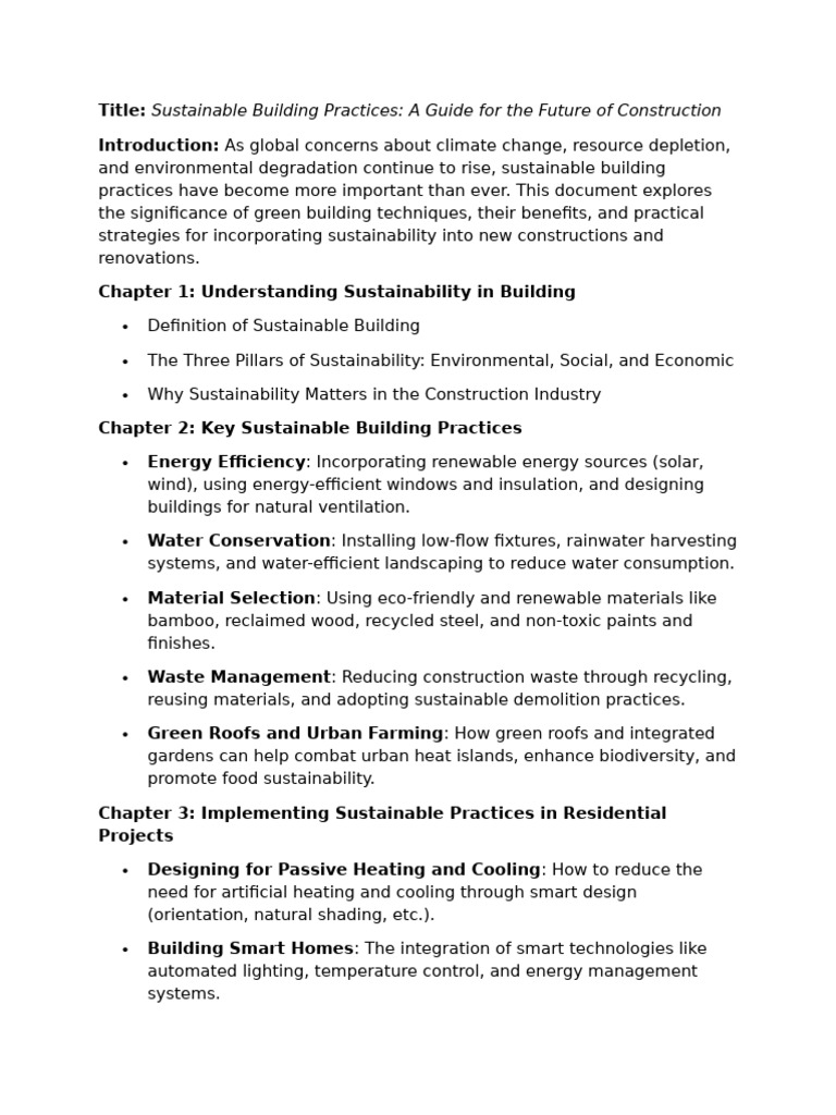 Title | PDF | Green Building | Sustainable Architecture