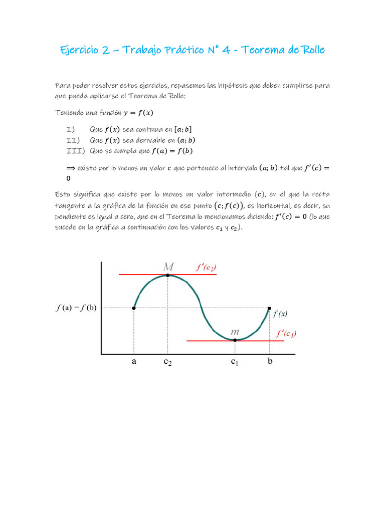 TP 4 - Ejercicio 2 C) y E) - TP #4 | PDF | Función continua | Derivado
