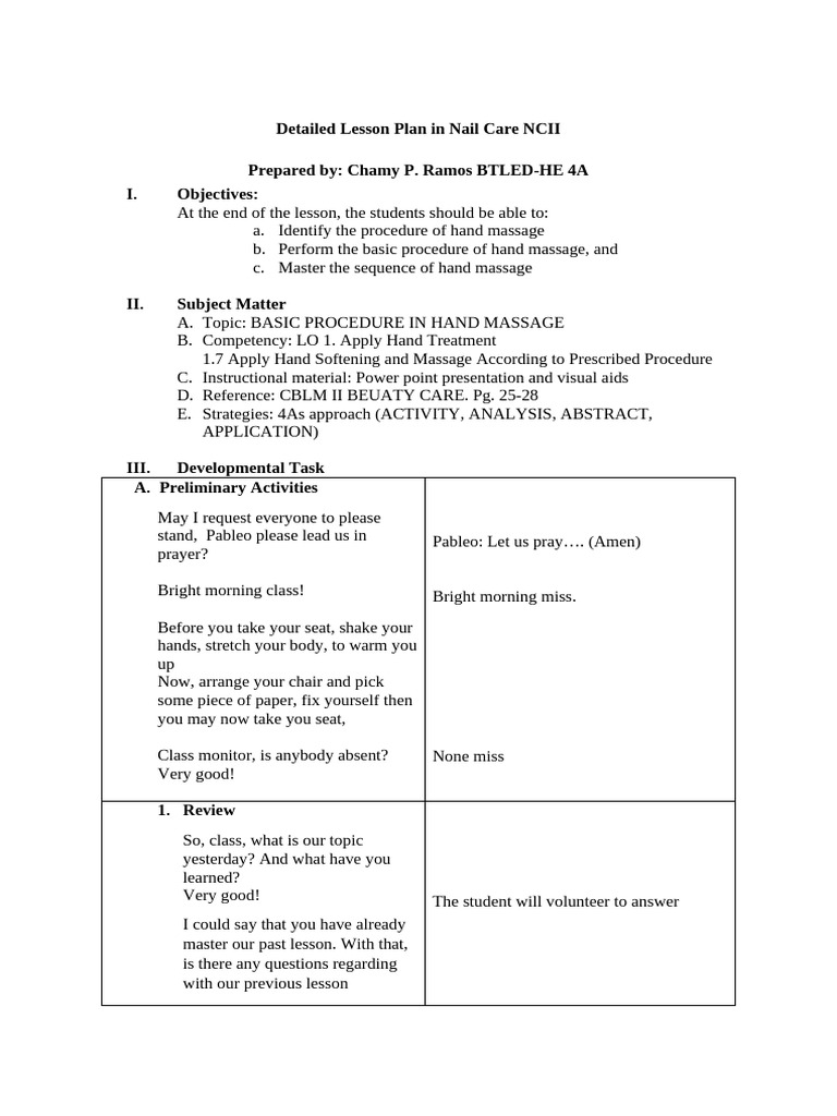 LP micro demo | PDF | Hand | Massage