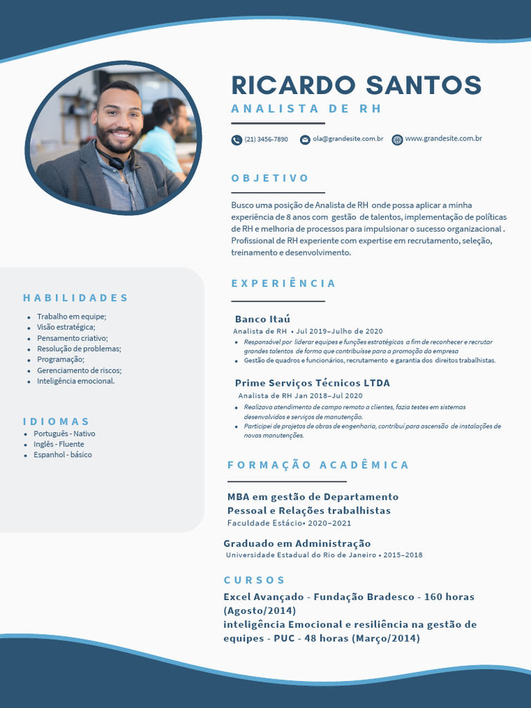 Currículo - Analista de RH | PDF