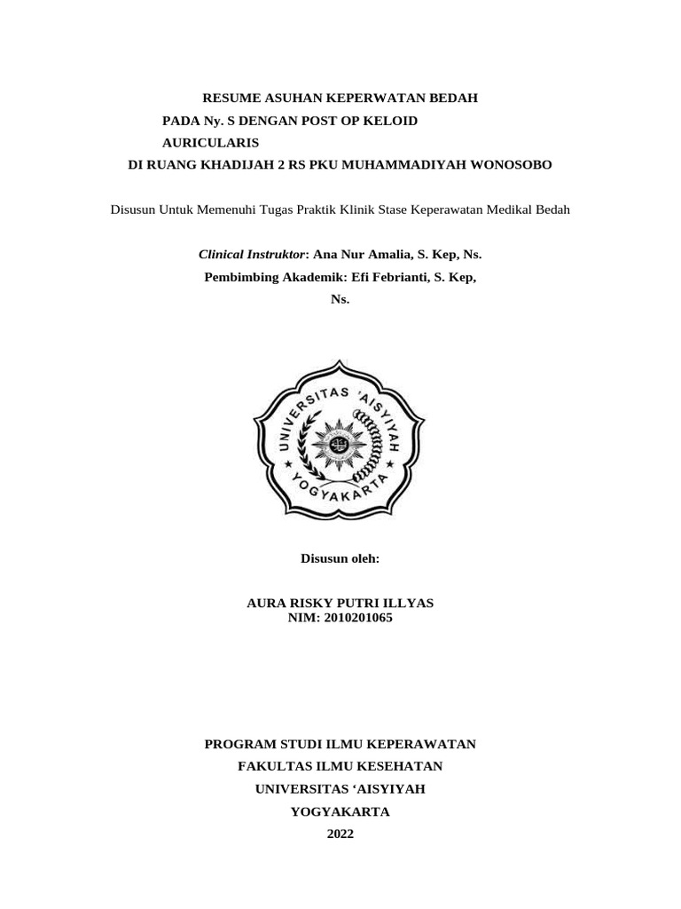 Resume 1 - Aura Risky Putri Illyas - 2010201065 | PDF