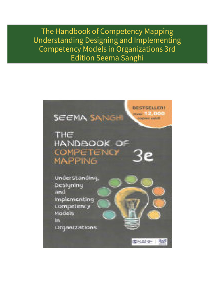 The Handbook of Competency Mapping Understanding Designing and Implementing Competency Models in ...