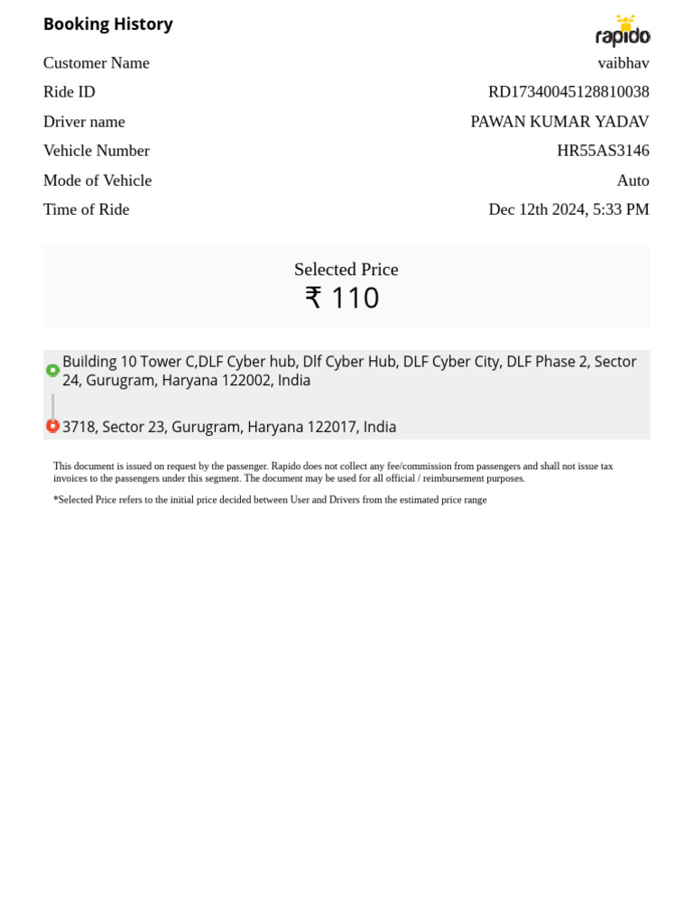 Auto Receipt RD17340045128810038 | PDF