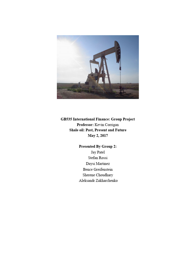 2017 Shale Oil - Past, Present and Future - Short Overview | PDF ...