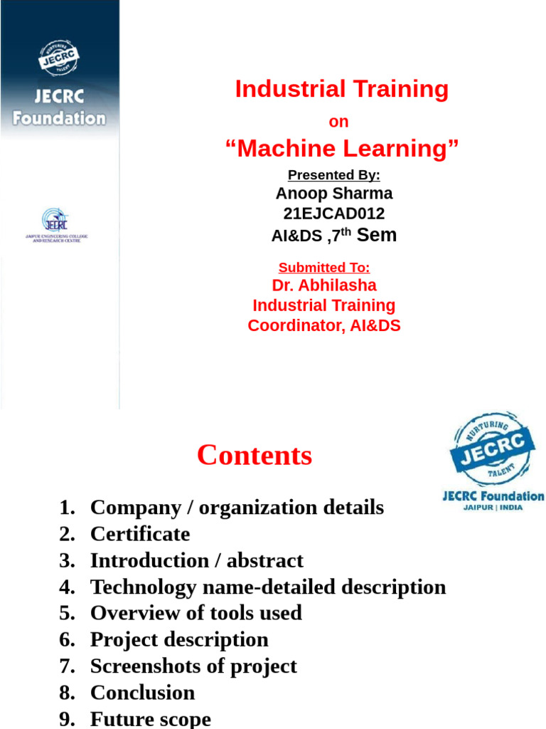 Anoop Ppt It | PDF | Machine Learning | Computational Neuroscience