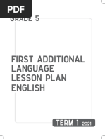 Grade 1 English Lesson Plans Term 1 | PDF | Phonics | Human Communication