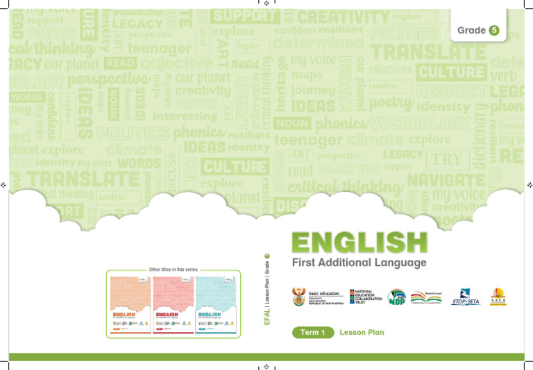 GR 5 Term 1 2023 PSRIP EFAL Lesson Plan Cover | PDF | Linguistic ...