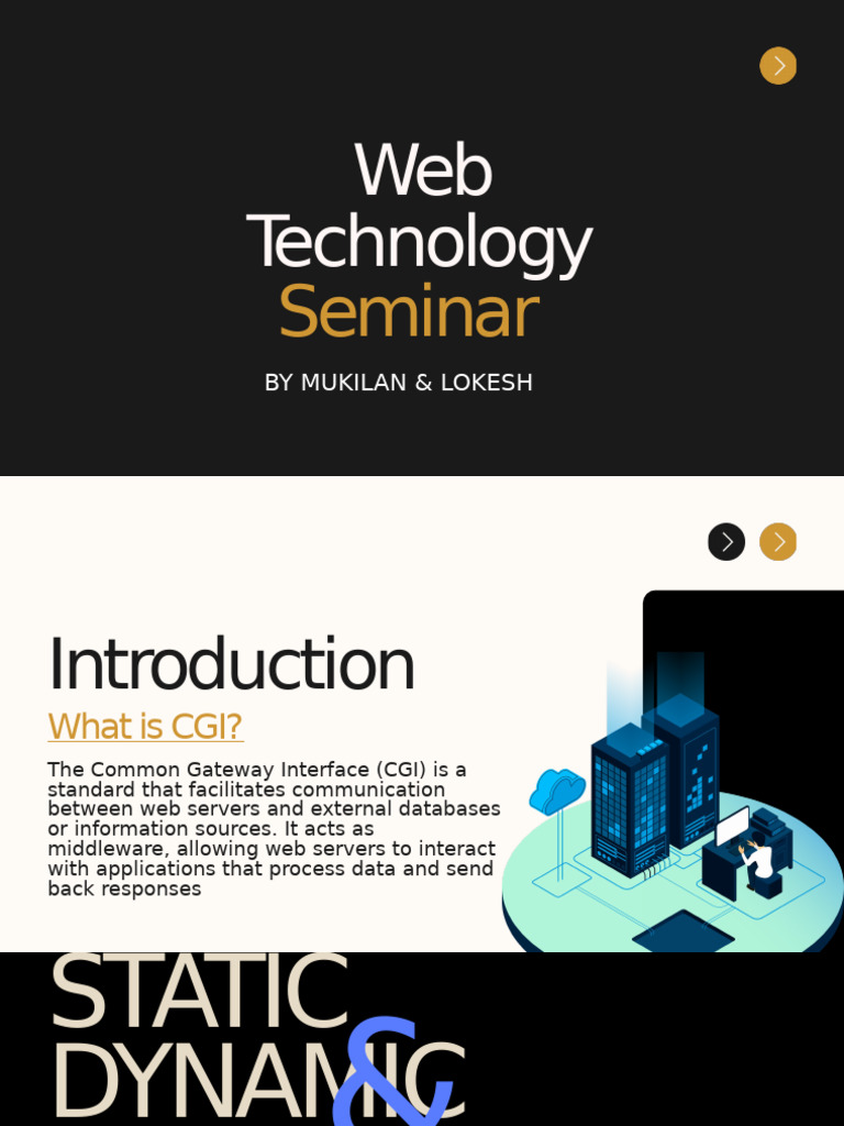Orange Black Bold Productivity Presentation | PDF | Dynamic Web Page | Web Server