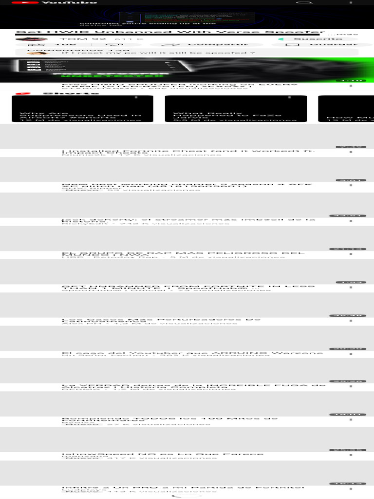 Get HWID Unbanned With Verse Spoofer - YouTube | PDF
