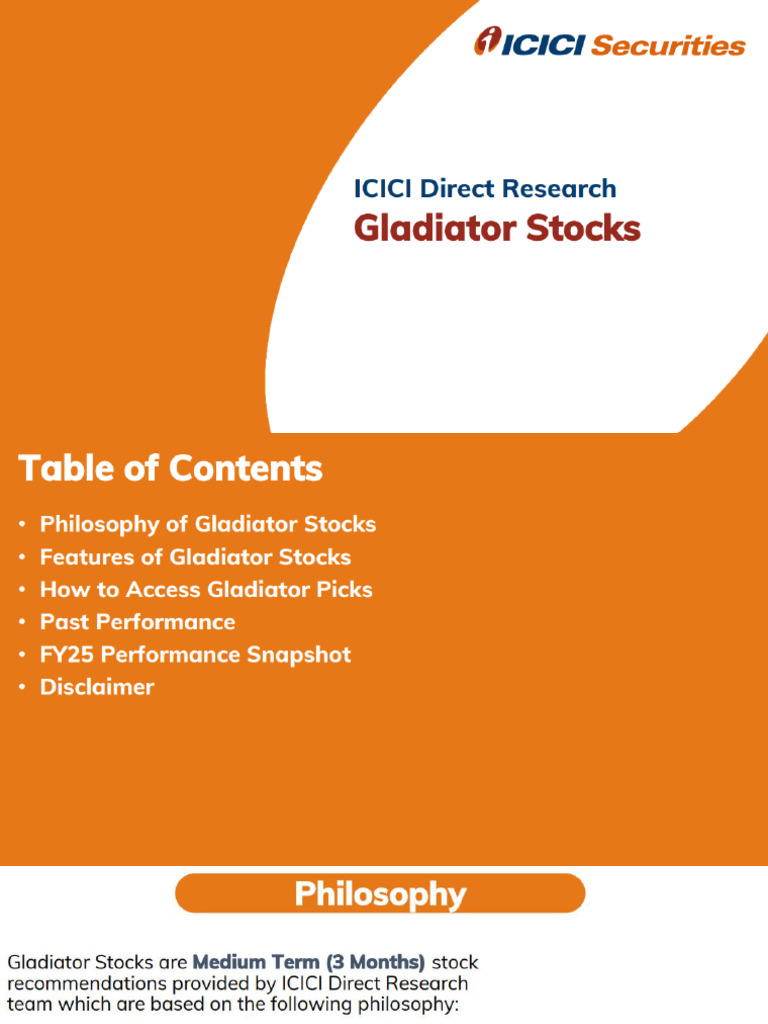 Gladiator Stocks | PDF