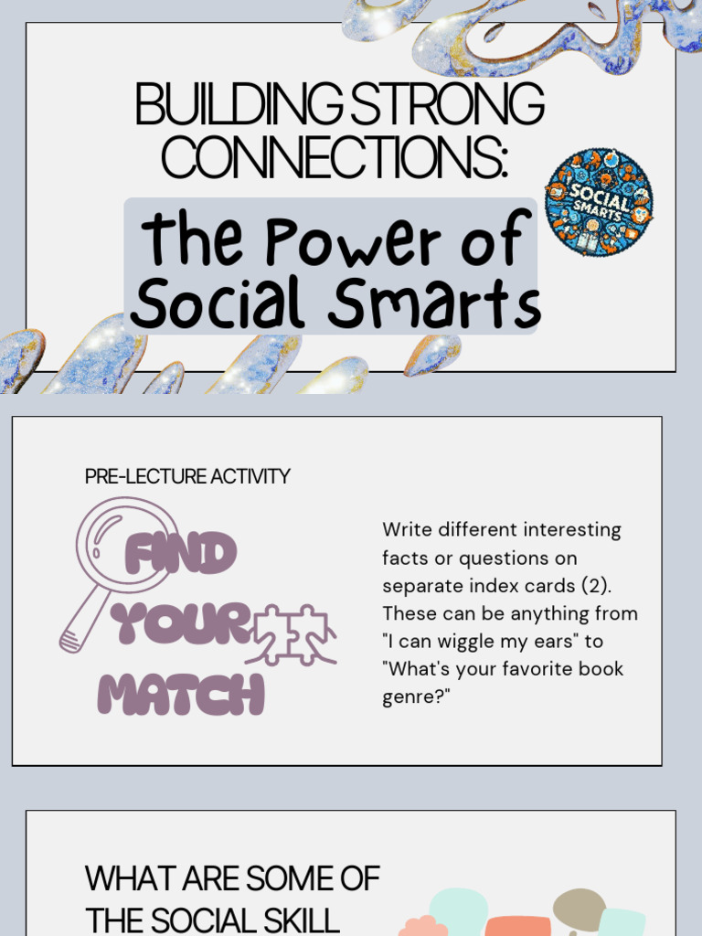 The Power of Social Smarts | PDF | Social Skills | Conflict Resolution