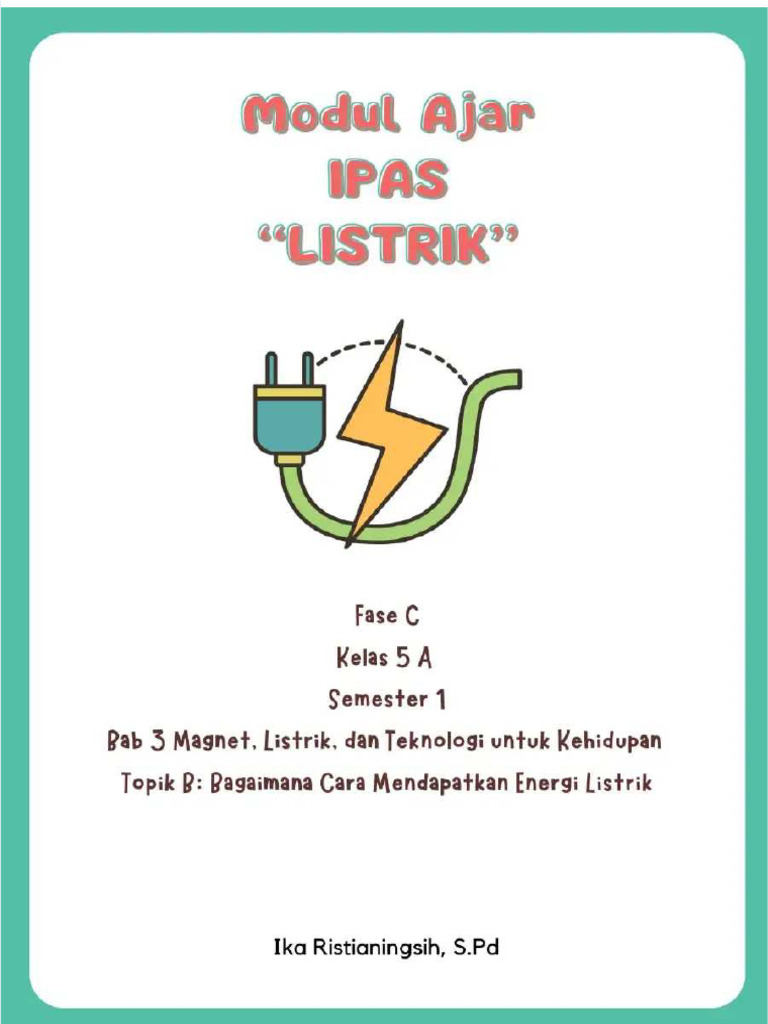 Modul Ajar Rangkaian Listrik | PDF