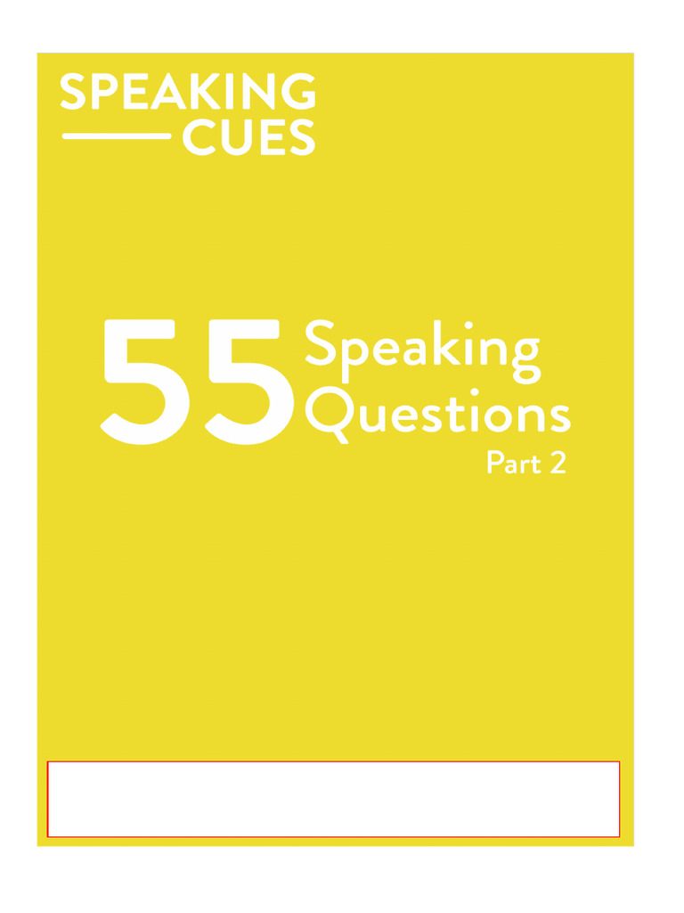 Speaking Cues - Nlo | PDF