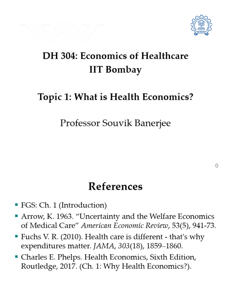 Health Economics Overview and Importance | PDF | Health Economics ...