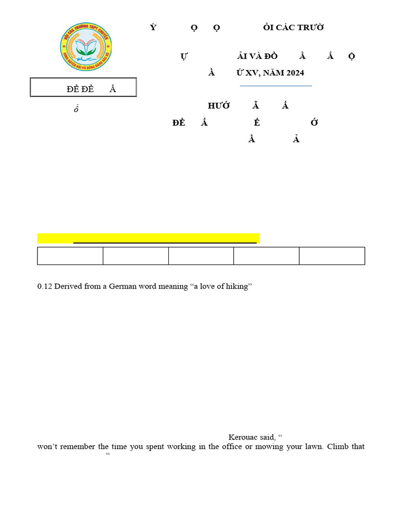 HDC - DHBB - HẢI PHÒNG - ĐỀ ĐỀ XUẤT 11 | PDF | Advertising | Paragraph
