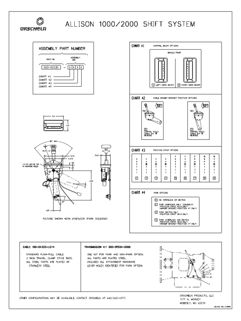 Allison 1000-2000 Shifters | PDF