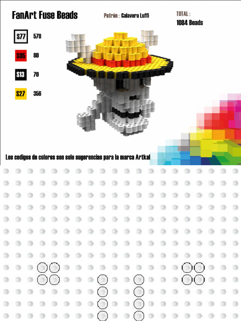 Dia 5 Calavera Luffy | PDF