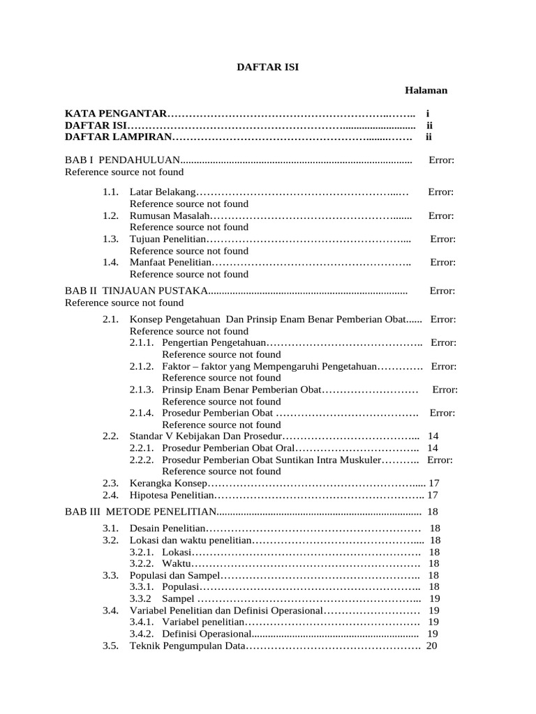 Daftar Isi - Salin | PDF