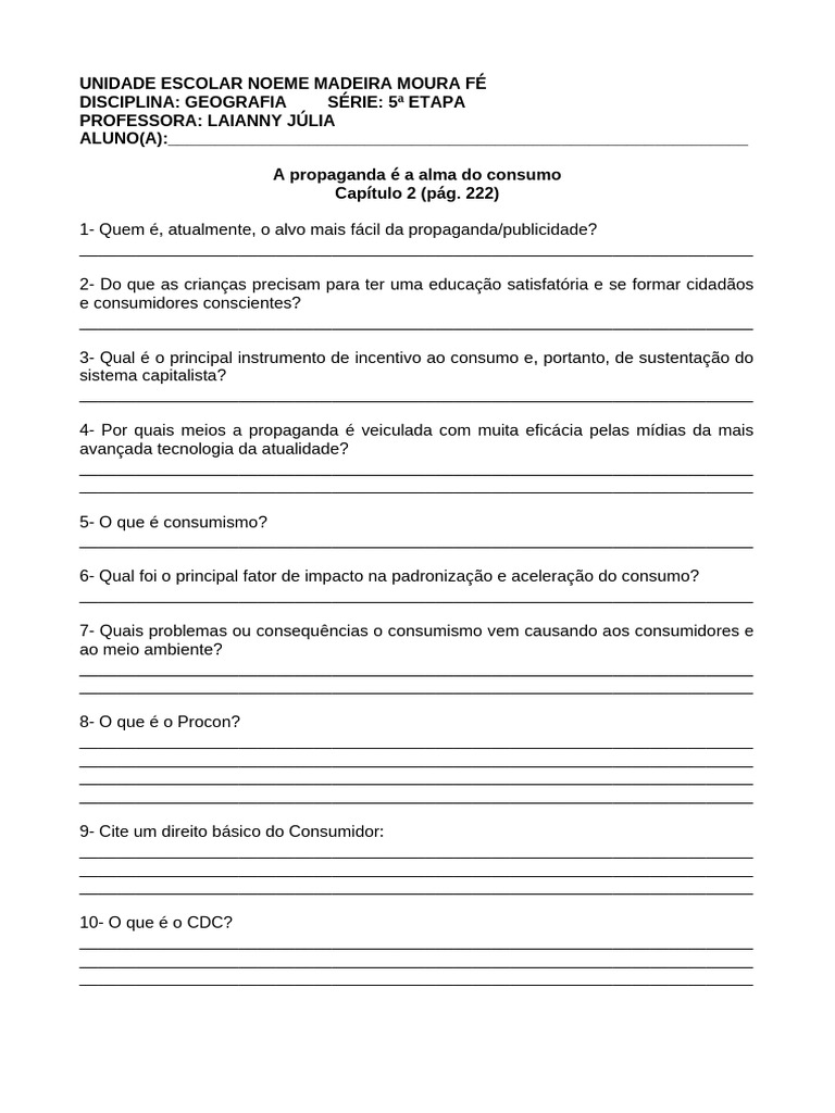 Atividade cp. 2 | PDF