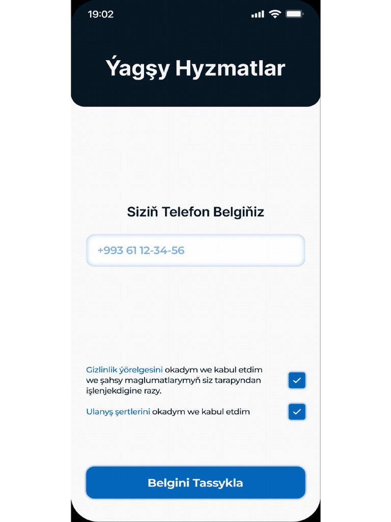 Ýagşy Hyzmatlar UI (Finished) | PDF