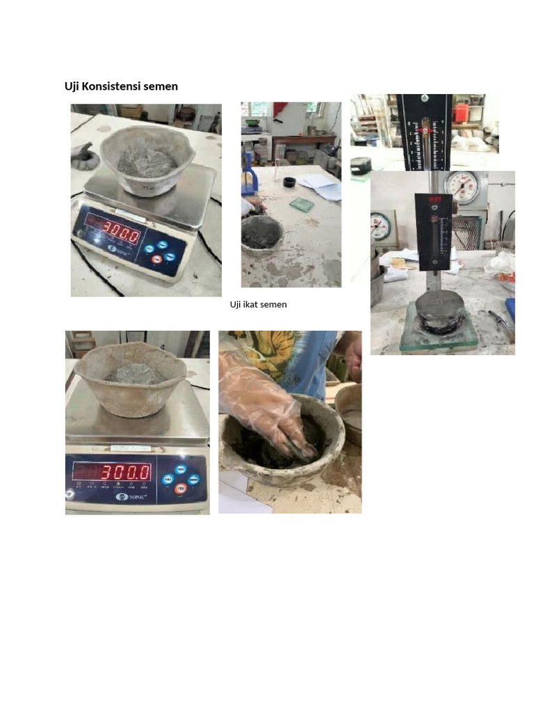 Uji Konsistensi Semen | PDF