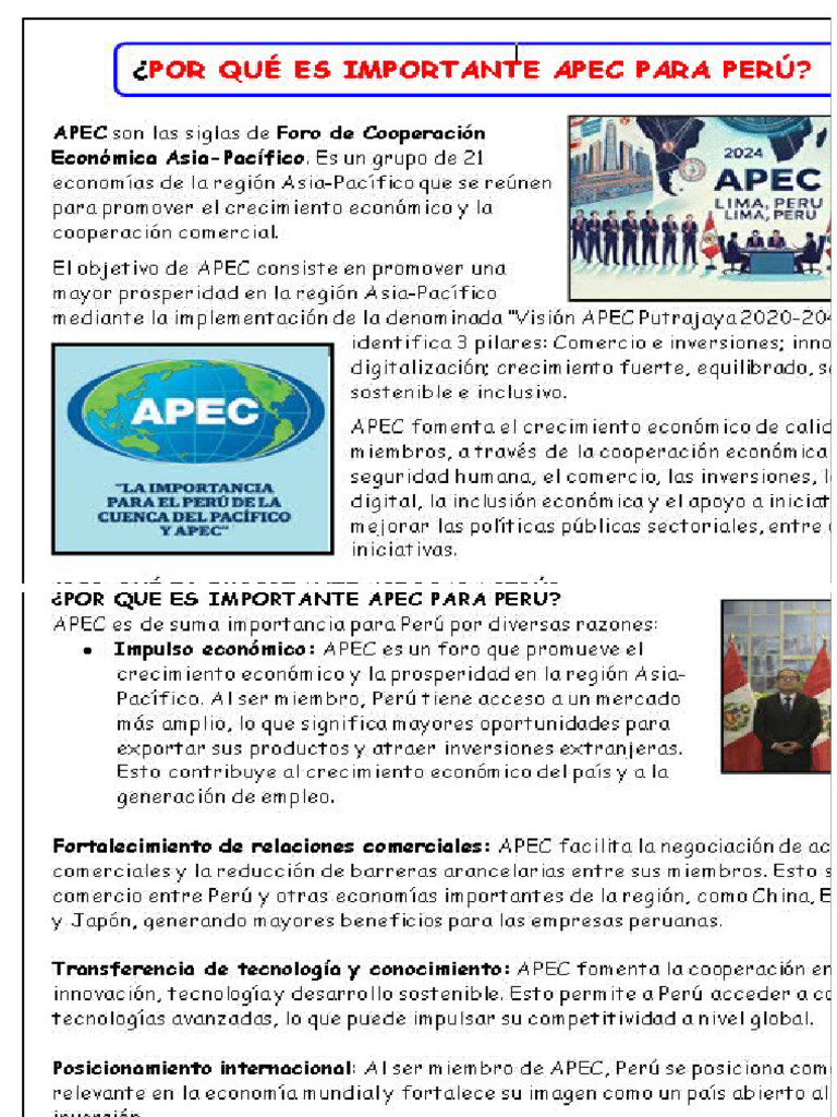 1- LECTURA AMPLIADA -APEC | PDF