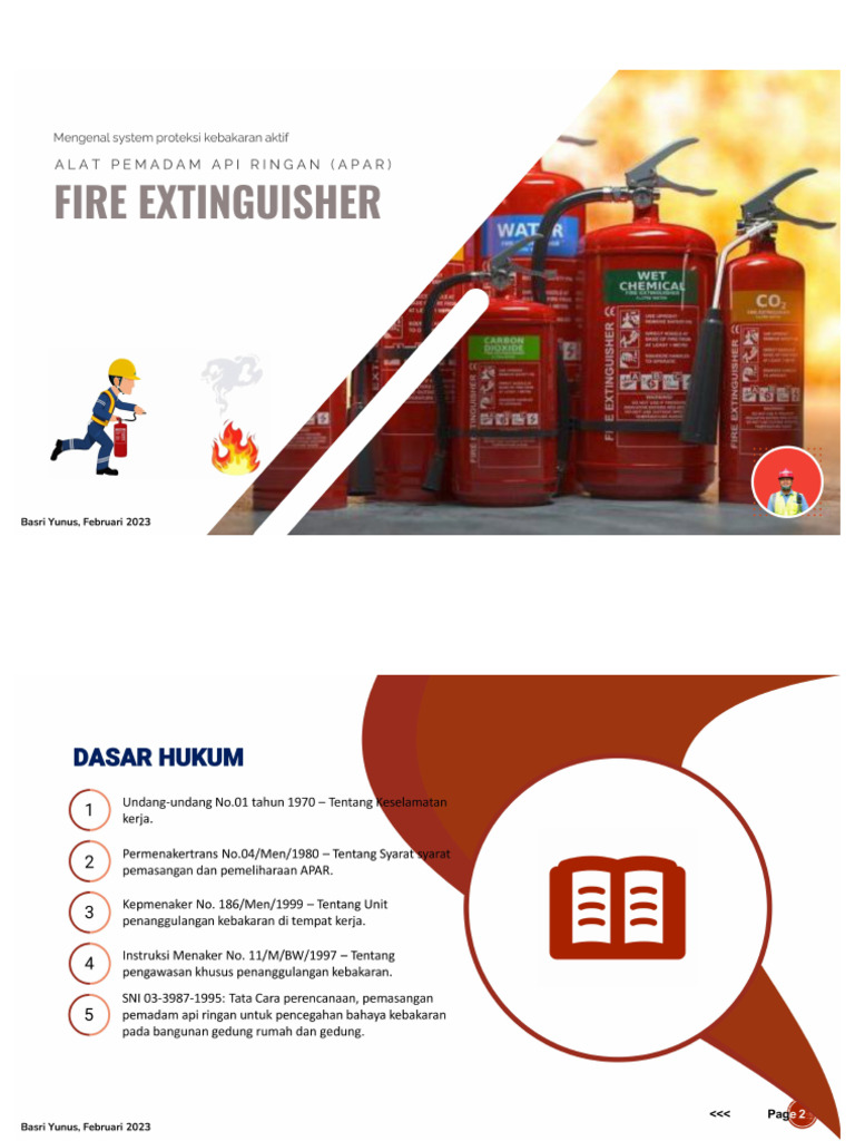 APAR (Alat Pemadam Api Ringan) | PDF