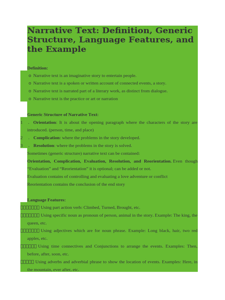 Understanding Narrative Text Structure | PDF