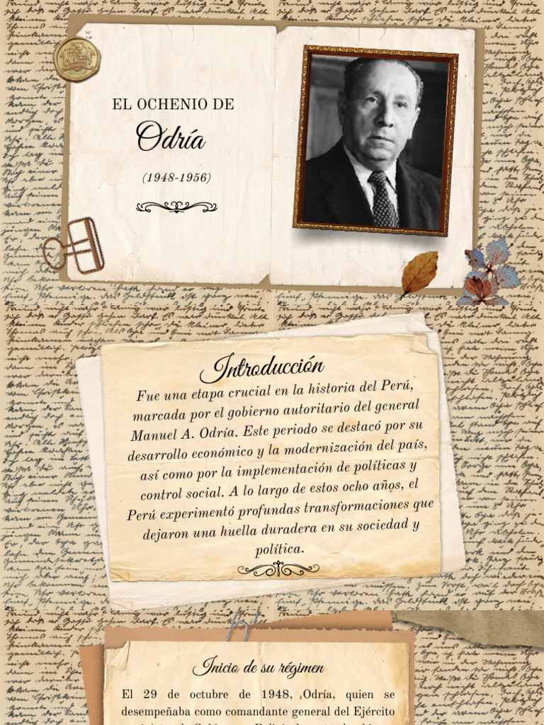 ochenio de odría | PDF | Ciencias Políticas | Gobierno