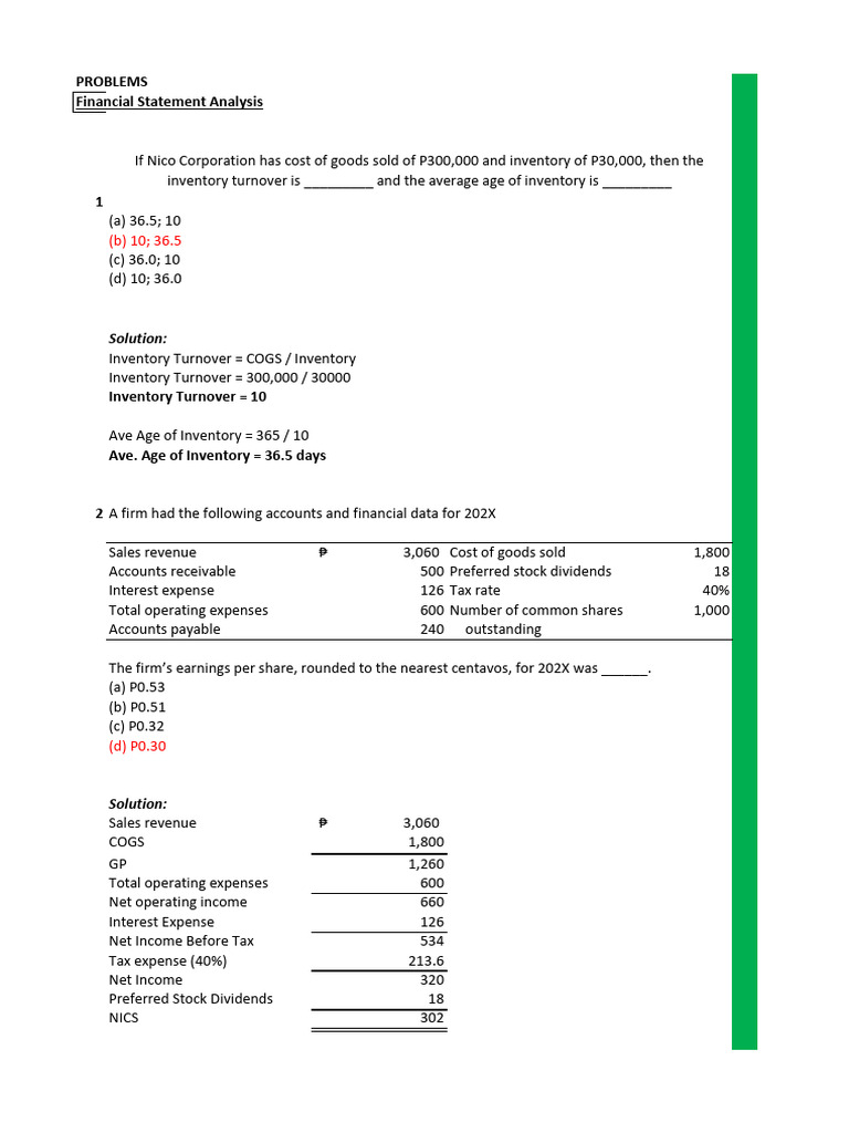 A Reviewer in FinMan From Midterm Deptl Exam 2nd Sem 20222023 | PDF | Equity (Finance) | Net Income