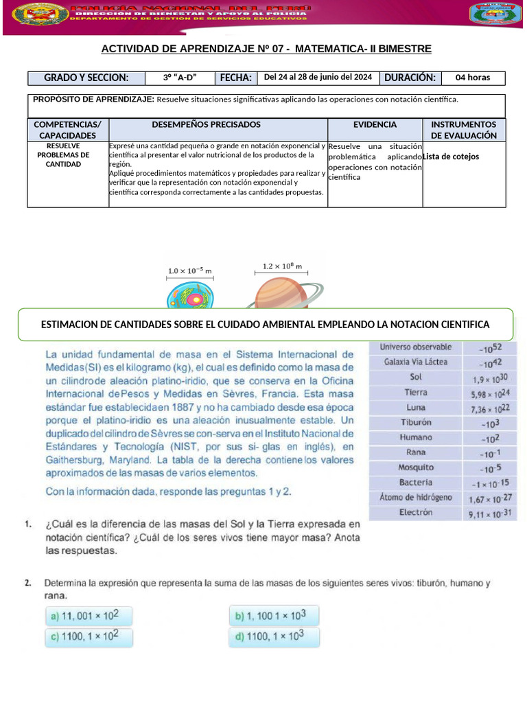 3ero Sec Matematica Semana 07 Pdf