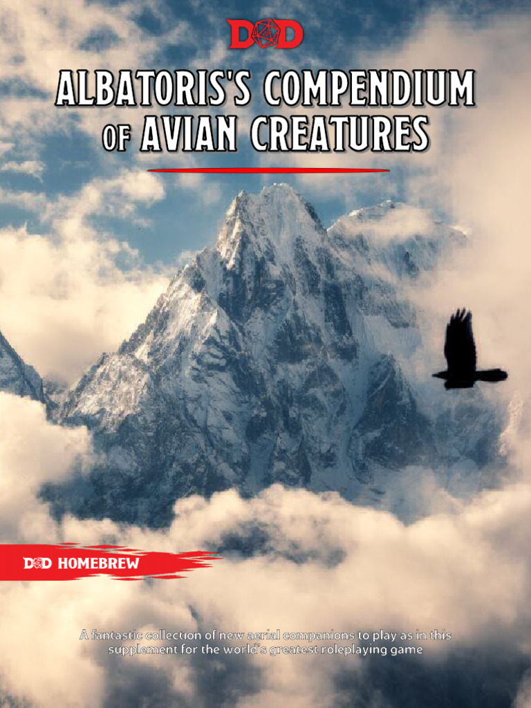 Albatoris's Compendium of Avian Creatures | PDF | Birds
