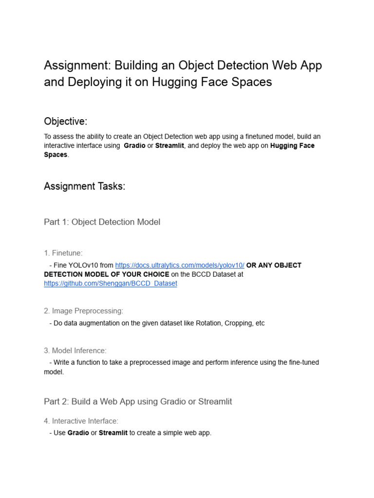 Object Detection Web App on Hugging Face | PDF | Web Application | Software Engineering