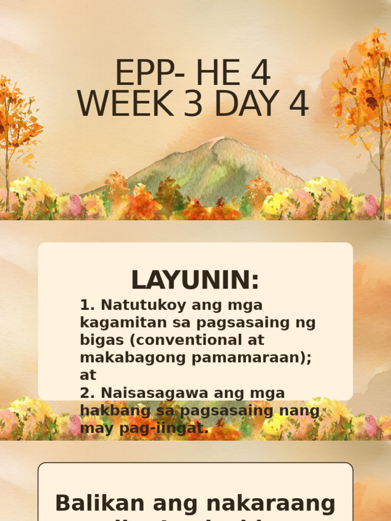 Q3 Epp He 4 Week 3 Day 4 | PDF