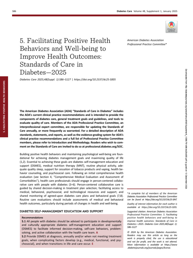 5. Facilitating Positive Health Behaviors and Well-being to Improve ...