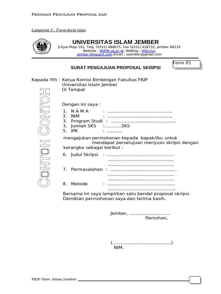 From From Isian Sempro Dan Skripsi | PDF