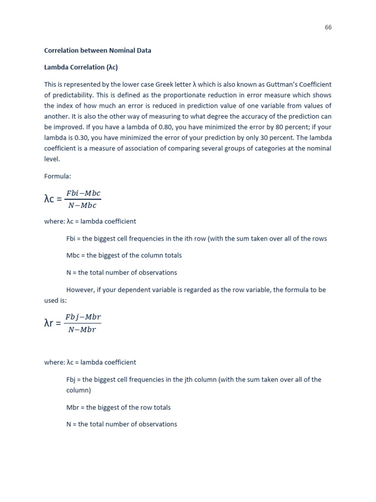 Lecture 6 Lambda | PDF | Accuracy And Precision | Statistical Analysis