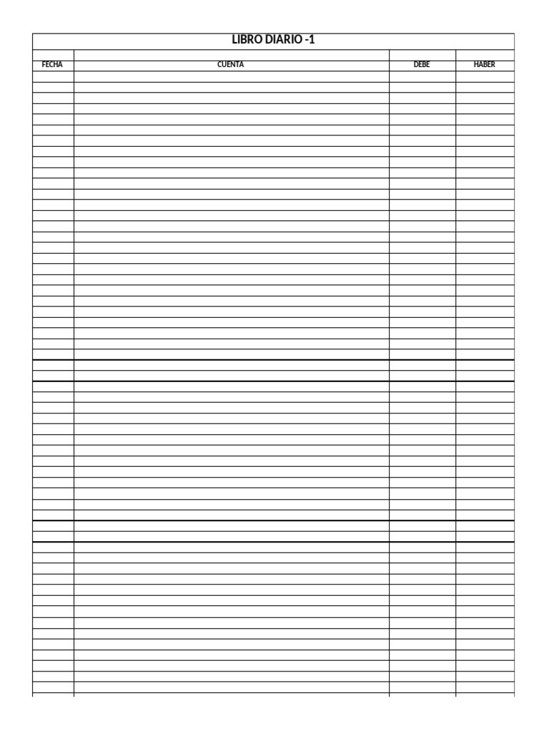 Libro Diario | PDF