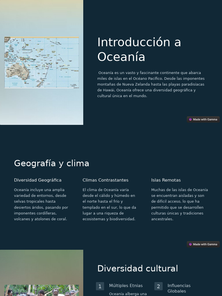 Introduccion a Oceania | PDF | Oceanía | Polinesia