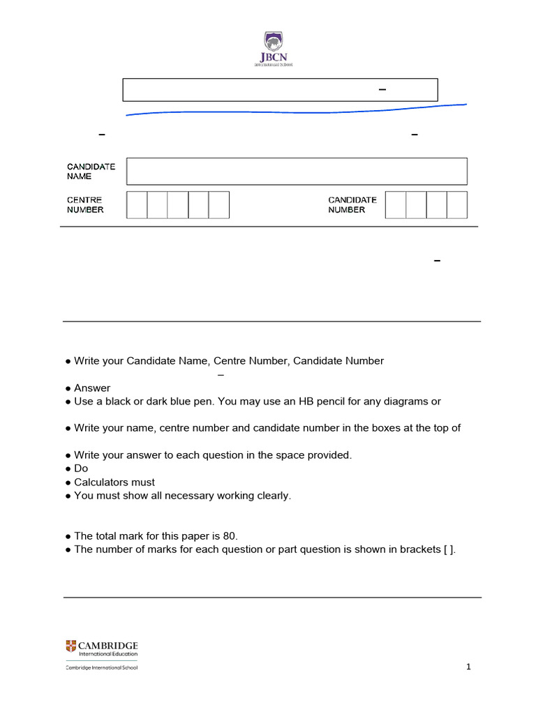 14 Oct IG G9 Add Math P1 Sem1 QP | PDF | Function (Mathematics) | Quadratic Equation