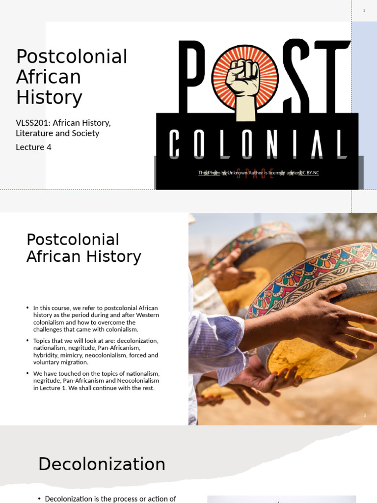 Postcolonial African History | PDF | Pan Africanism | African Diaspora