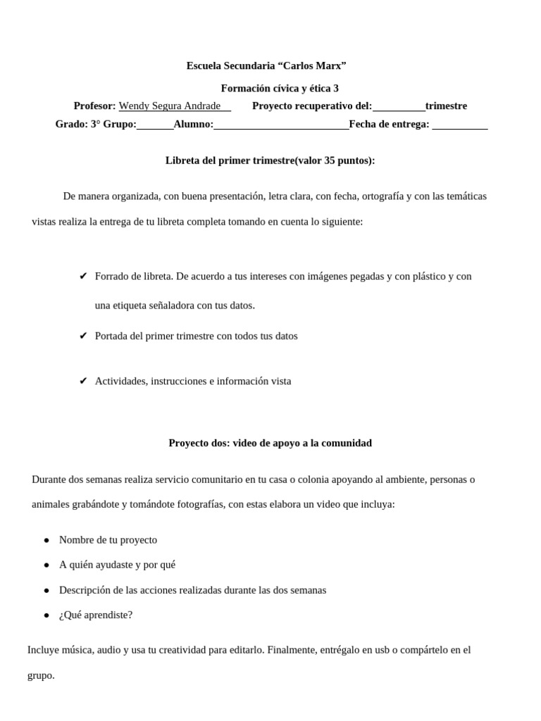 Recuperativo Fce 3 2024 | PDF