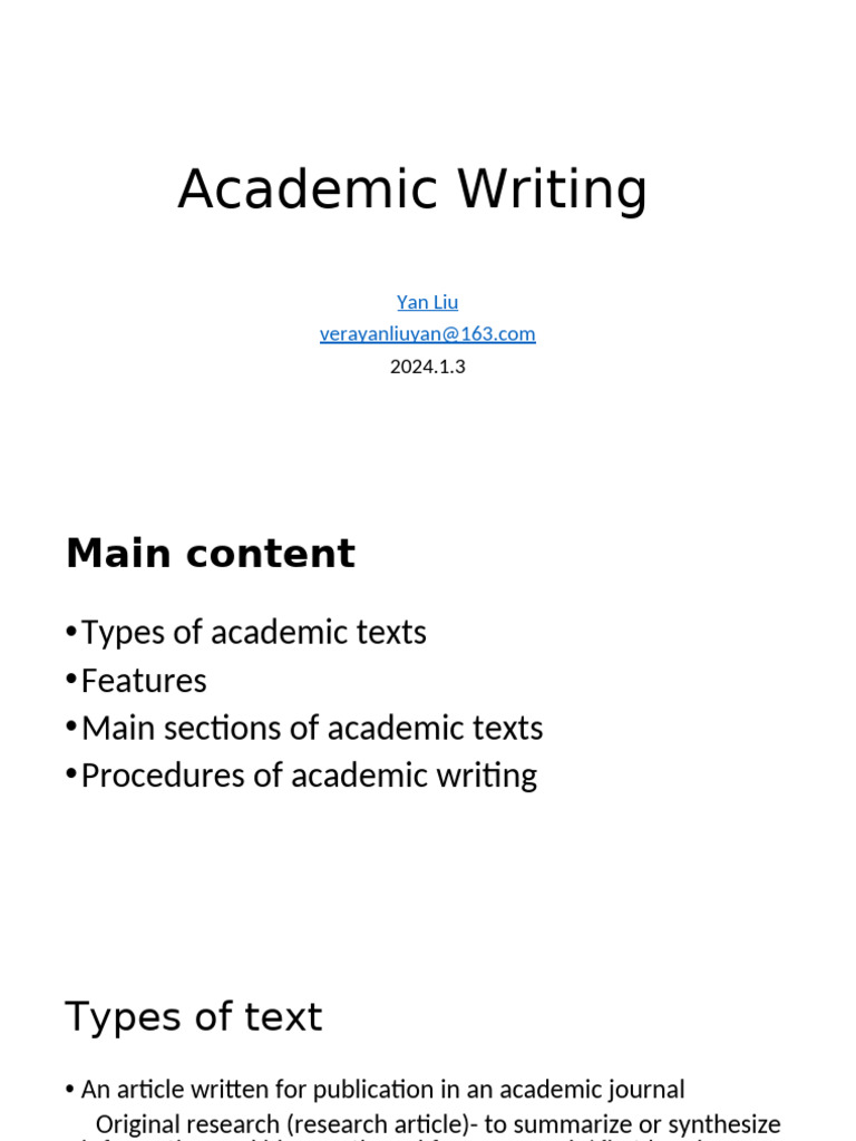 Guide to Academic Writing Essentials | PDF | Writing | Information