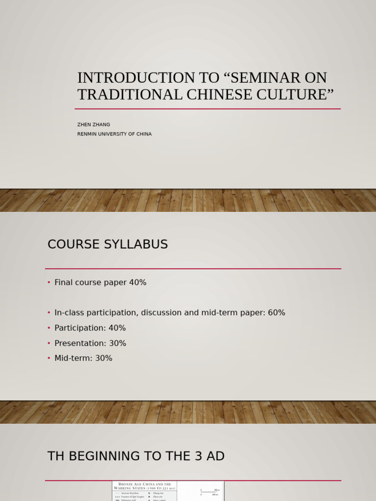 Introduction to Traditional Chinese Culture | PDF | China | World Politics