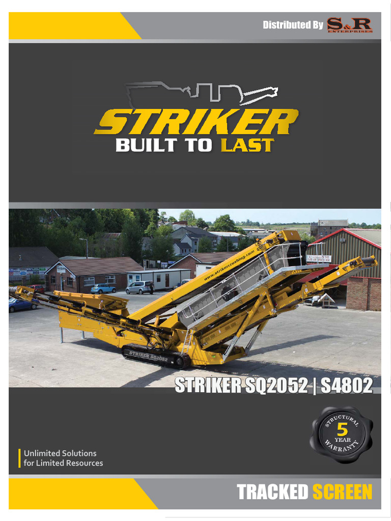 Striker SQ2052 22x5 Mobile Double Deck Screen | PDF