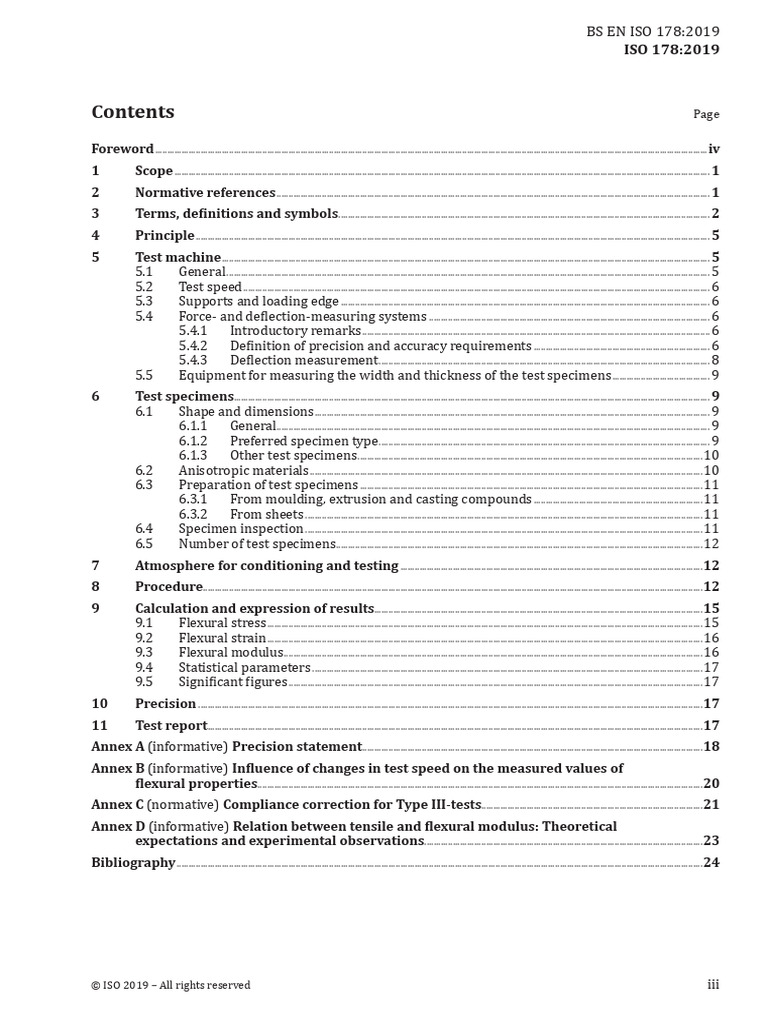 BS-EN-ISO-178-2019-Page5 | PDF | Young's Modulus | Accuracy And Precision