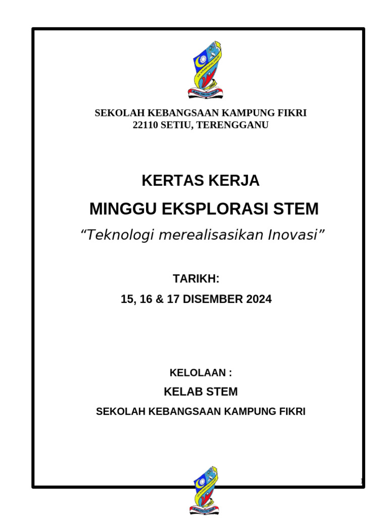 Kertas Kerja MINGGU STEM | PDF